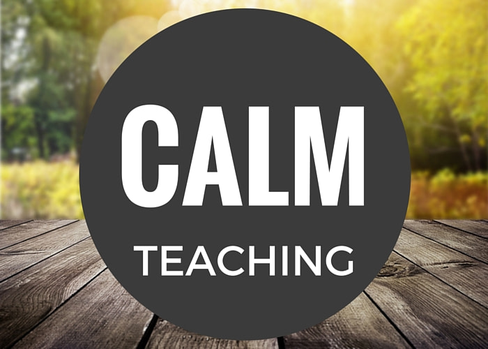 Calm teaching – Teaching in Higher Ed