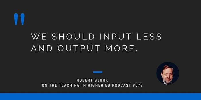 How to use cognitive psychology to enhance learning – Teaching in Higher Ed