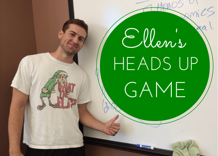 Ellen’s Heads Up Game is a Lively EdTech Tool – Teaching in Higher Ed
