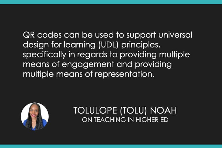 Using QR Codes to Design Engaging Learning Experiences, with Tolulope (Tolu) Noah – Teaching in ...