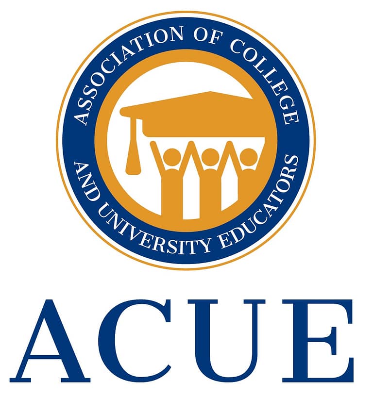 ACUE Partnership – Teaching in Higher Ed